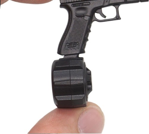 1/6 Scale Micro Conversion Kit-A- 17 Pistol Mag Drum For 12'' Action ...