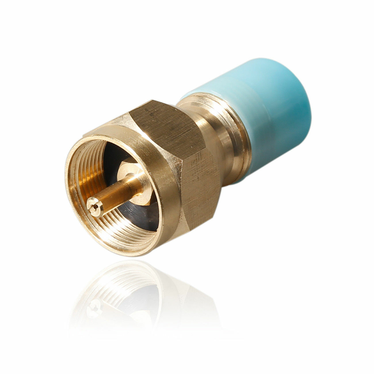 Brass Adapter Converts Propane LP TANK POL Refill valve to QCC1 Type1 ...