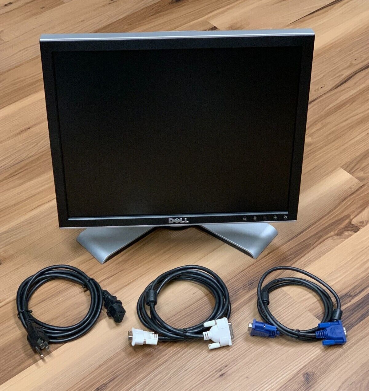 Dell 1707FPc 17-inch LCD monitor working with stand, DVI, VGA and Power ...