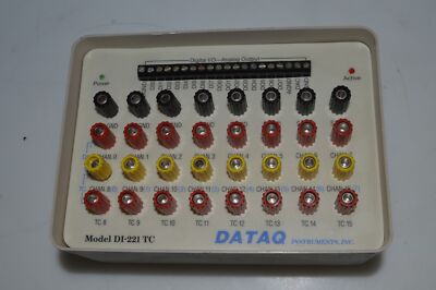 ^^ DATAQ INSTRUMENTS MODEL DI-221 TC DATA ACQUISITION SYSTEM INTERFACE ...