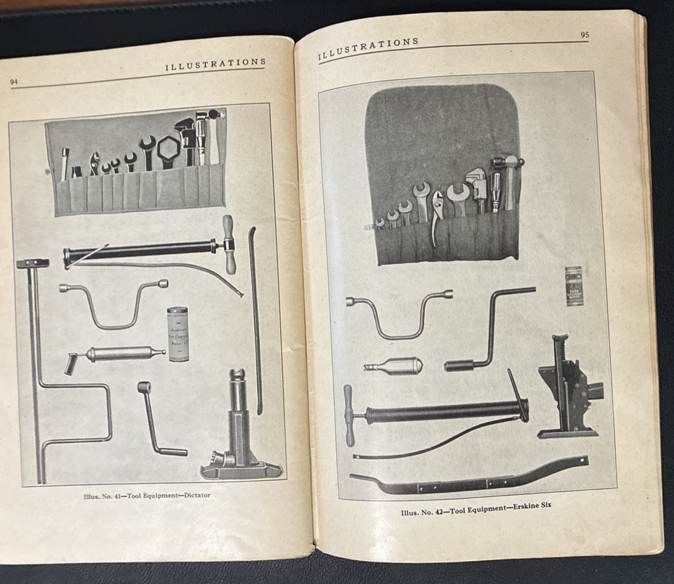 Owner's manual Studebaker and Erskine Cars 100 Pages Models GB - GE ...
