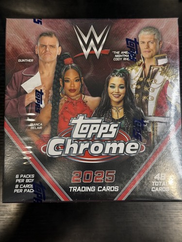 2025 Topps Chrome WWE Mega Box - New & Sealed - LOT OF 5 - READY TO ...