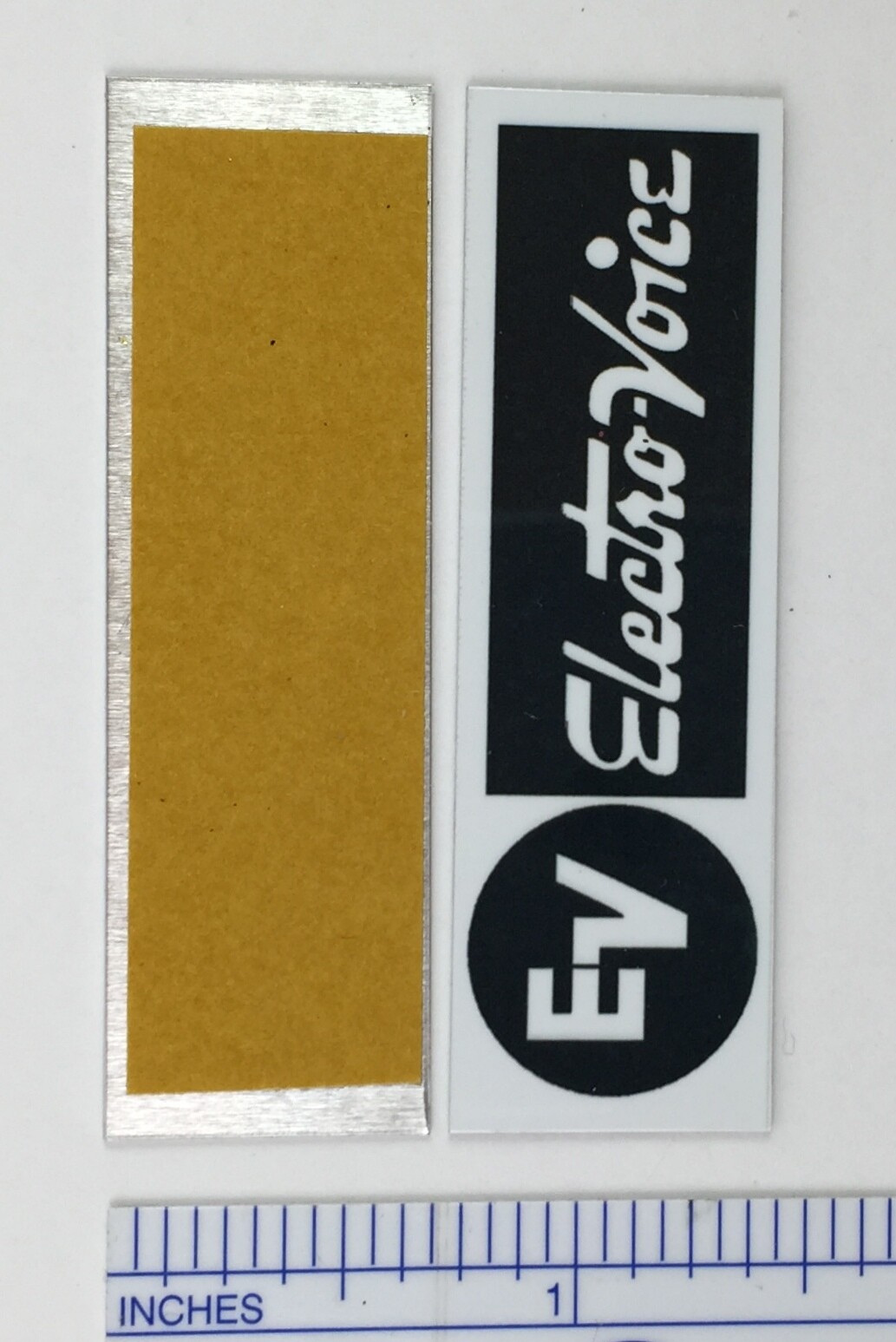 EV Electro-Voice ElectroVoice Speaker Badge Logo Emblem WHITE | eBay