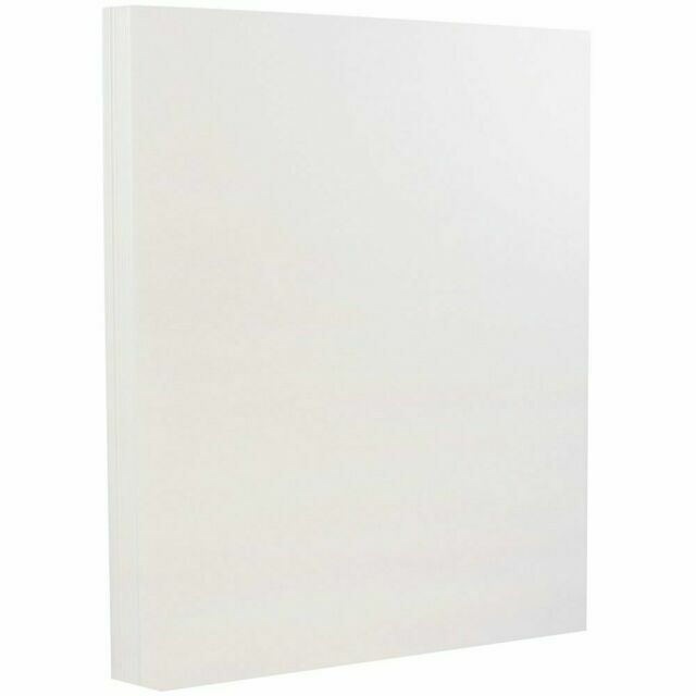 JAM Paper Extra Heavy Stiff Cardstock 8.5 X 11 130lb Strathmore Bright ...