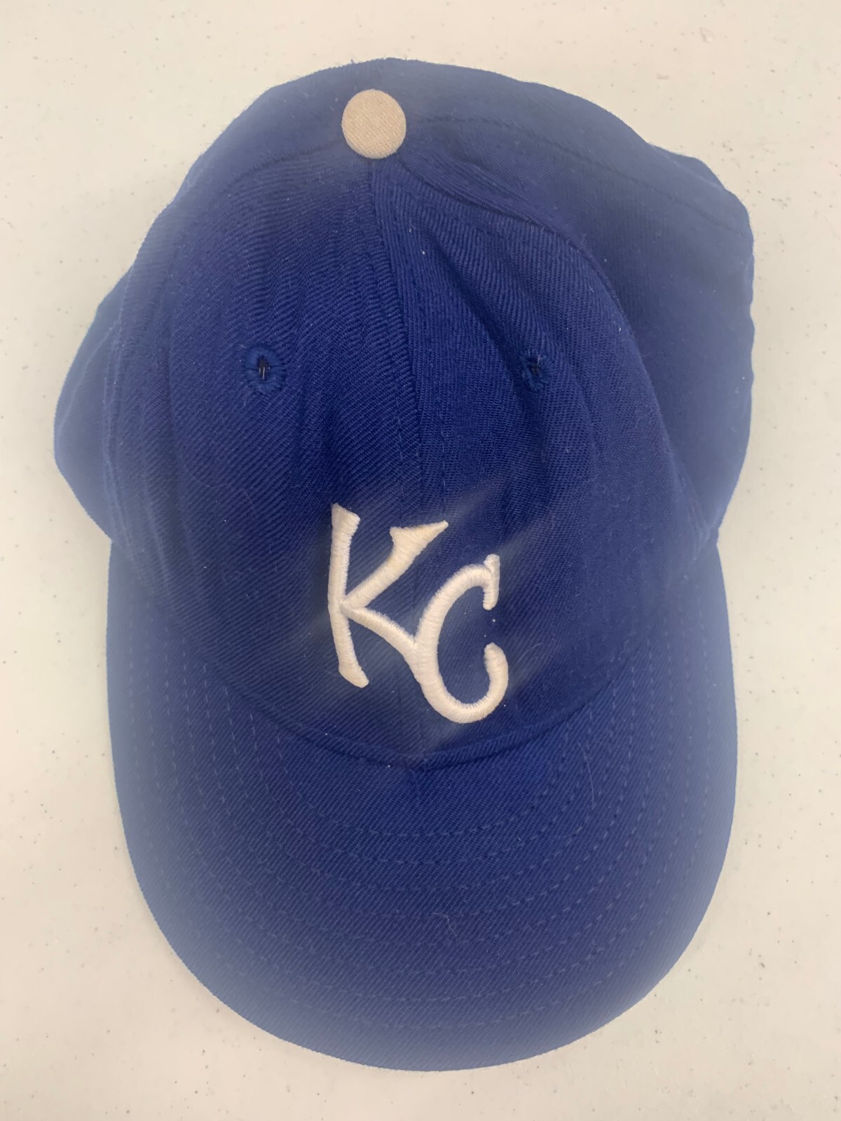 Kansas City Royals Hat Cap Fitted Size 8 Blue White Pre Owned HT 13+103 ...
