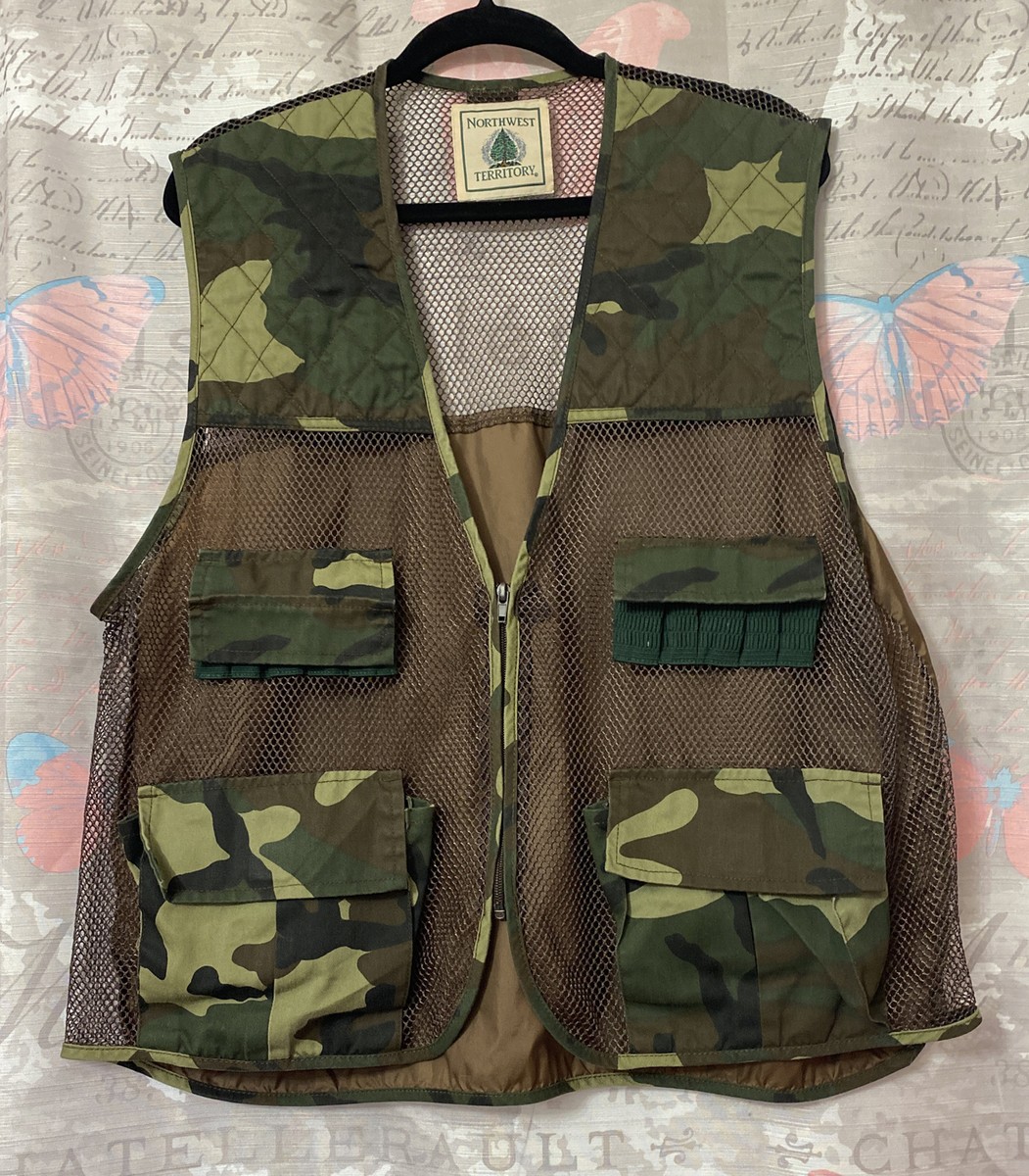 Northwest Territory Hunting Camo Vest Men's Shotgun Shell Northwest Territory Hunting Camo Vest Men's Shotgun Shell