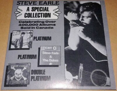 STEVE EARLE-A SPECIAL COLLECTION-PROMO CD-17-TRACKS-RARE(COUNTRY ROCK ...