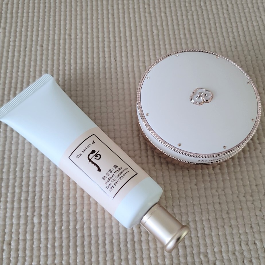 The history of Whoo Seol Radiant White Tone Up Sun Cushion SPF50+ 13g ...