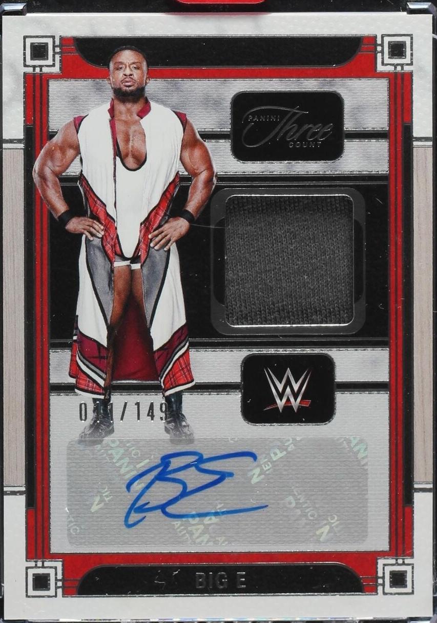 2024 Panini Three Count WWE - Memorabilia Autographs Big E #MA-BGE /149 ...