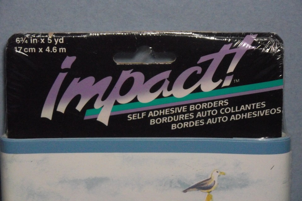 IMPACT BEACH SCENE WALLCOVERING BORDER NOS BIN6 | eBay