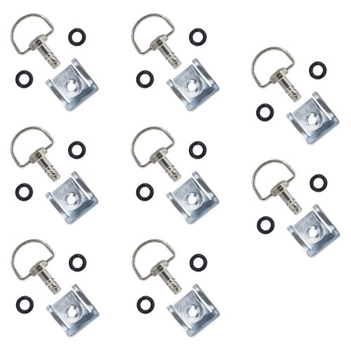 17mm Universal Race Fairing Fasteners Quick Release D-RING 1/4 Turn ...