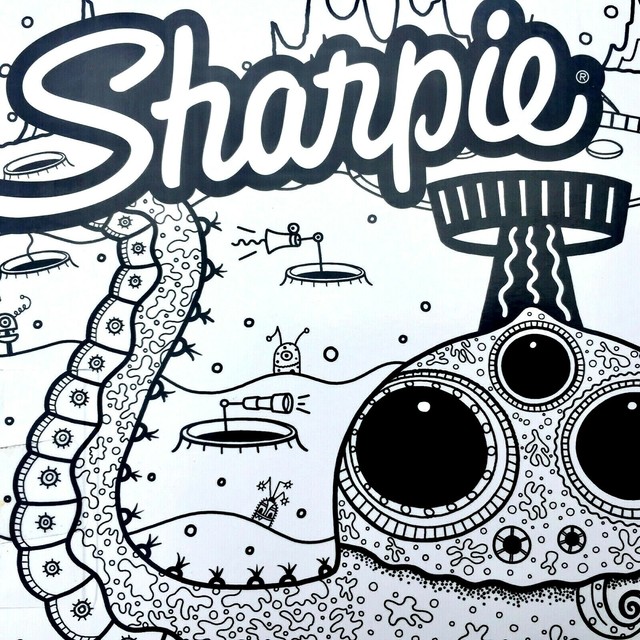 Sharpie Limited Edition 38 Markers 6 Coloring Pages Set for sale online ...