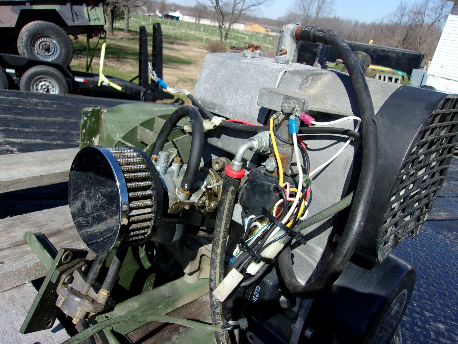 MILITARY SURPLUS AMW CUYUNA 2 STROKE ENGINE MOTOR SNOWMOBILE OR USE ...