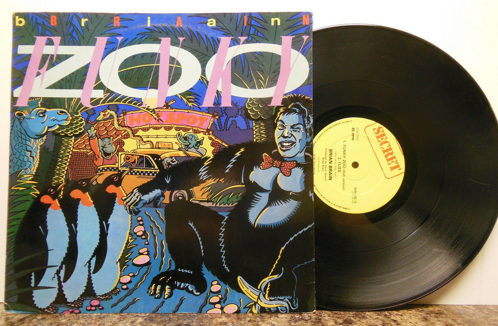 Brian Brain: Funky Zoo / Flies (Dub Version), 12" Single Record, EX | eBay