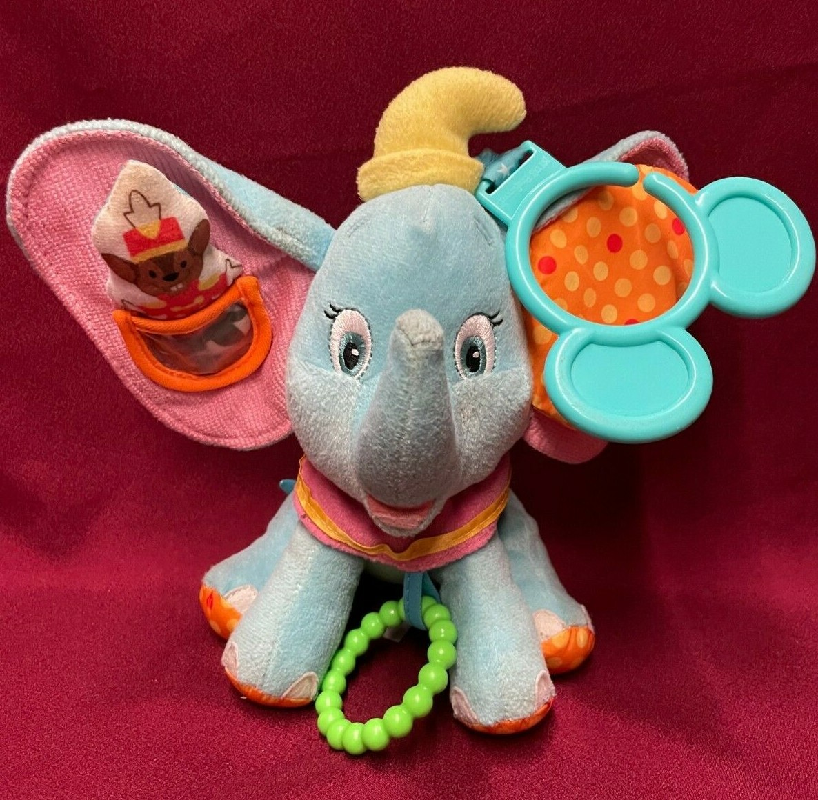 Disney Baby Dumbo On the Go Plush Rattle | eBay