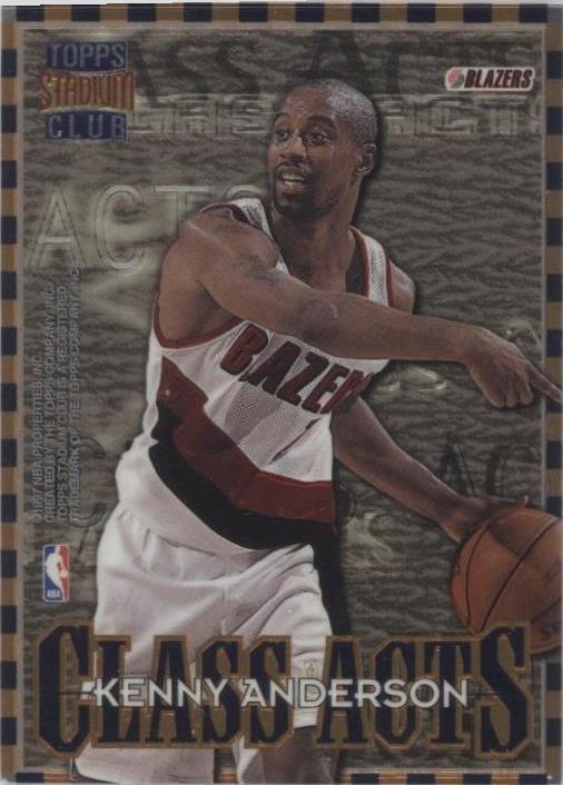 1996-97 Topps Stadium Club - Class Acts Stephon Marbury, Kenny Anderson ...