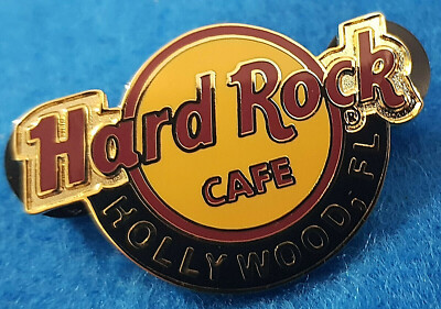 HOLLYWOOD FL USA RED LINE CIRCLE CLASSIC 4LC LOGO OVAL HOLO Hard Rock ...