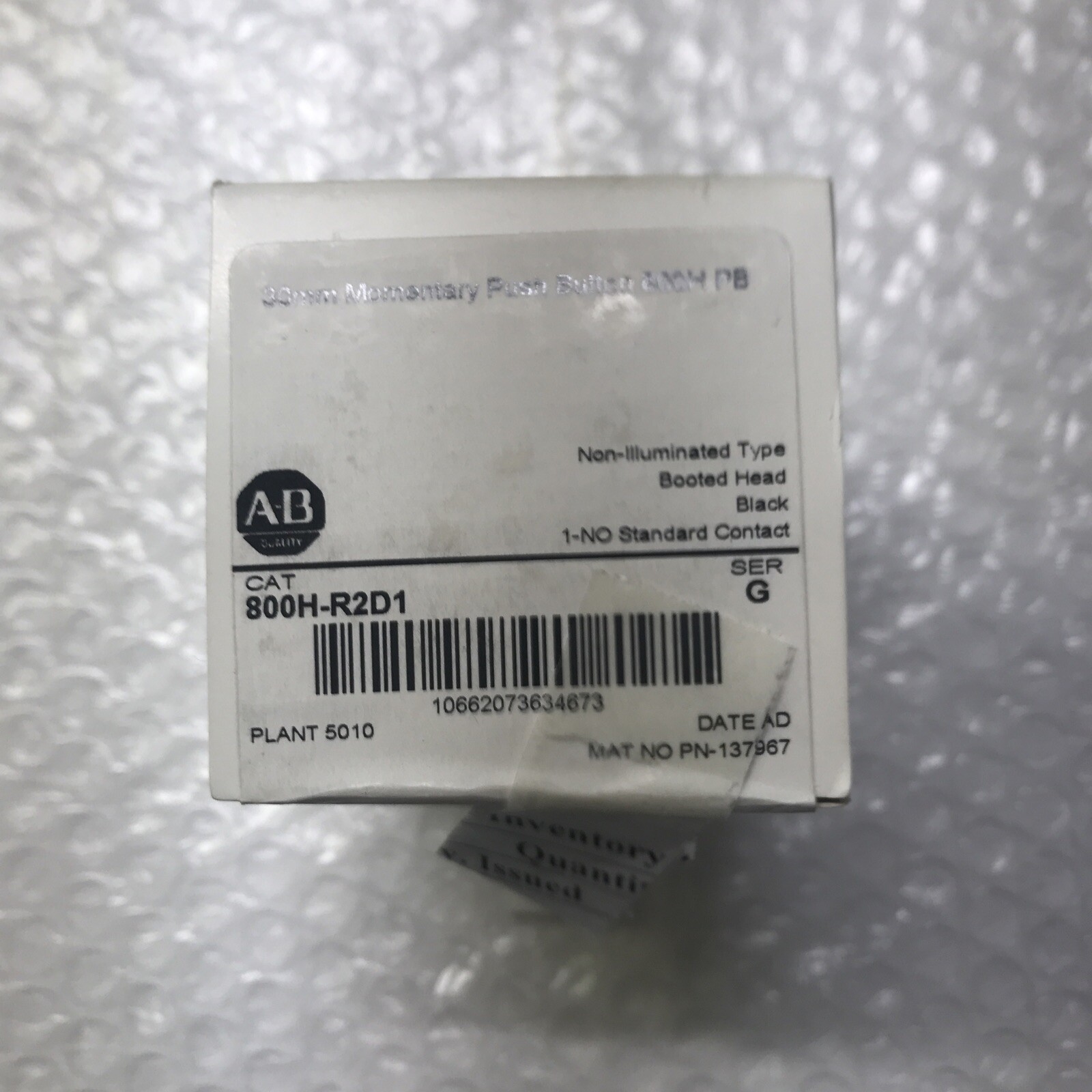 New Sealed Box Allen-Bradley Push Button Unit 800H-R2D1 Fast Shipping ...