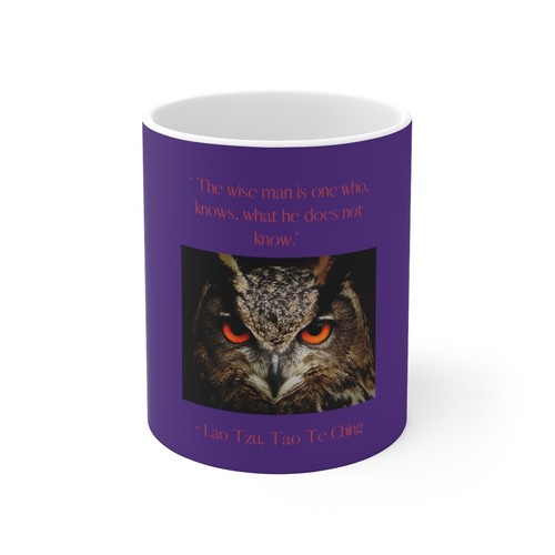 Lao Tzu Mug Cup The Wise Man . . . Tao Te Ching Ceramic Mug Cup 11 oz ...
