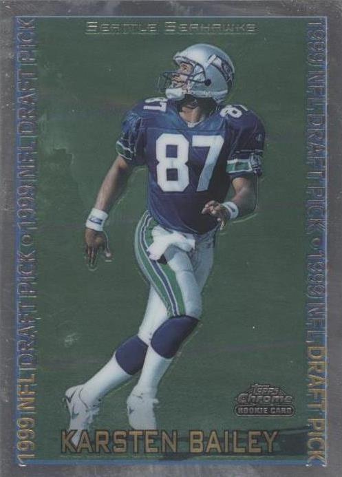 1999 Topps Chrome - 1999 NFL Draft Pick Karsten Bailey #153 (RC) for ...
