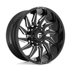 Fuel 1PC D744 SABER 22X12 8X170 -44 125.10 GLOSS BLACK MILLED Wheel/Rim ...