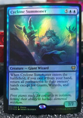 MTG Cyclone Summoner 052 Foil ( Promo ) Kaldheim MTG Card | eBay