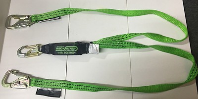MILLER TIE BACK 6 FT STRAP LANYARD 9.5 FT FALL Sperian 4YF78 PROTECTION ...