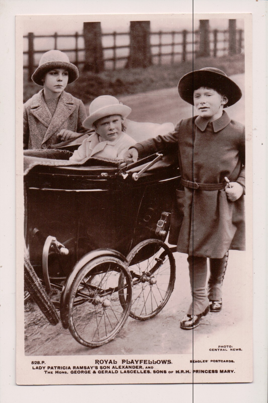 Vintage Postcard Royal Cousins George & Hubert Lascelles Alexander ...