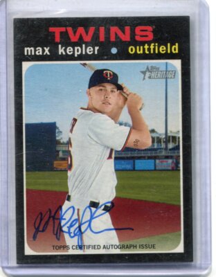 2020 Topps Heritage - MAX KEPLER - Real One Autograph - MINNESOTA TWINS ...