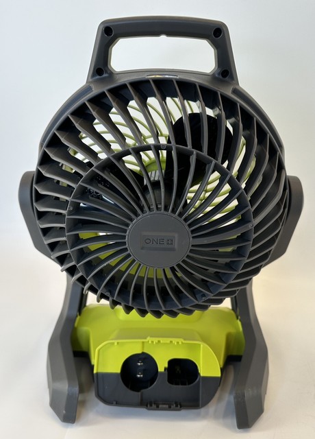 RYOBI 7-1/2" Jobsite Fan 18V Cordless Hybrid WHISPER SERIES(Battery ...