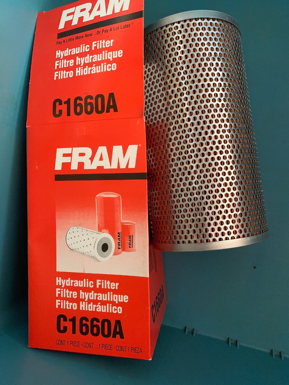 Fram C1660A Hydraulic Oil Filter Cartridge fits CAT Fiat-Allis Chalmers ...