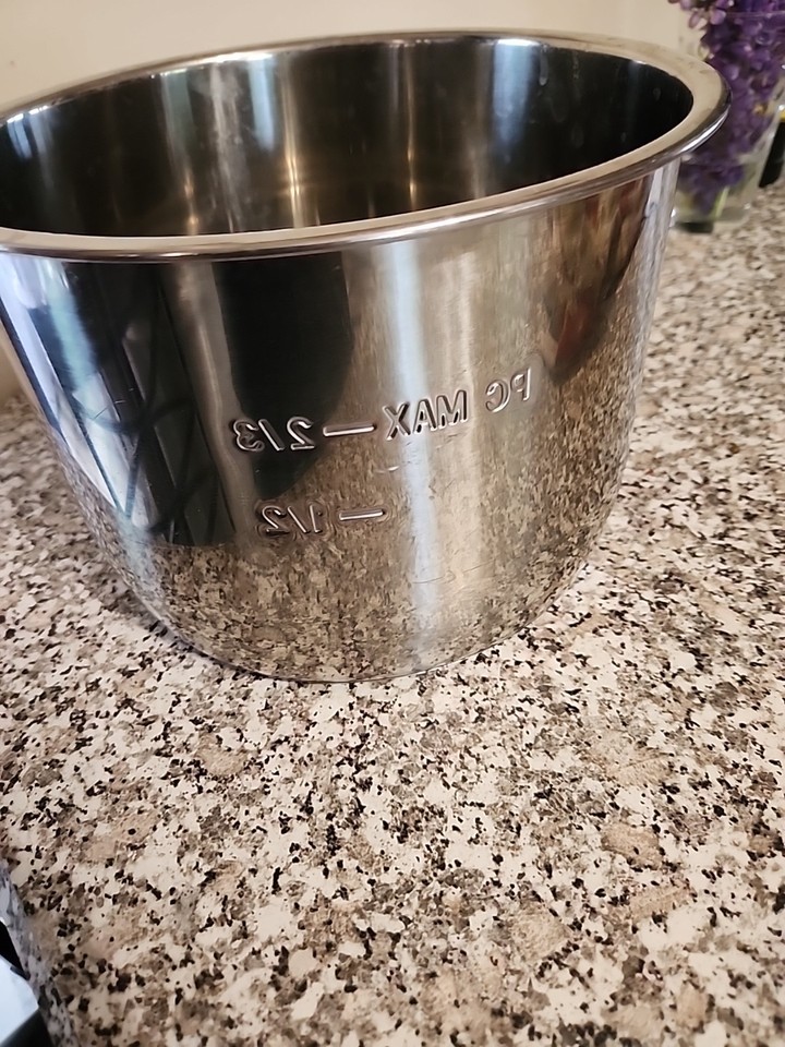 Used Instant Pot Replacement Extra Inner Cooking Pot Stainless Steel 8 ...