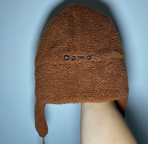 RARE Domo-kun fur trapper hat ushanka scene emo y2k Vintage | eBay