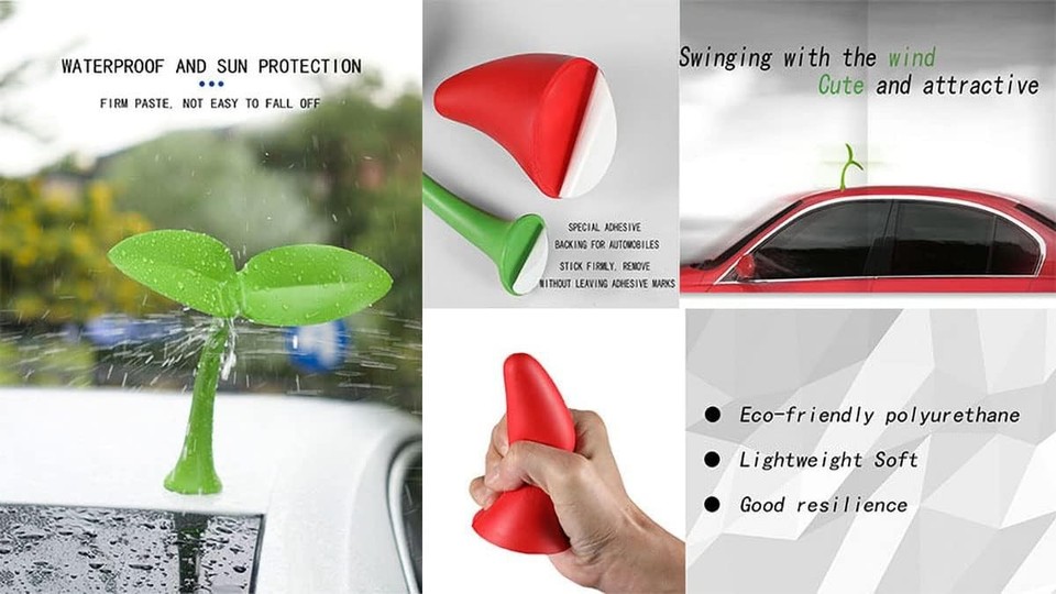 Funny Bean Sprouts/Snail Tentacle/Devil Horn car Sprout car 1 Pcs Bean ...