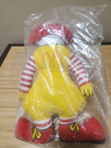 Vintage 1984 Ronald McDonald 12” Plush Doll Stuffed Rip Sealed Bag | eBay