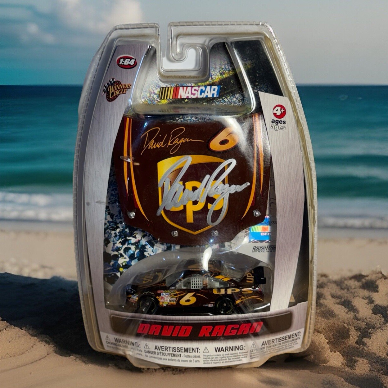 1/64 Nascar Diecast, David Ragan #6, UPS, Autographed COT, Winners ...