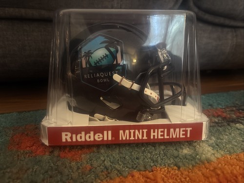 Riddle Mini Football Helmet- Reliaquest Bowl | eBay