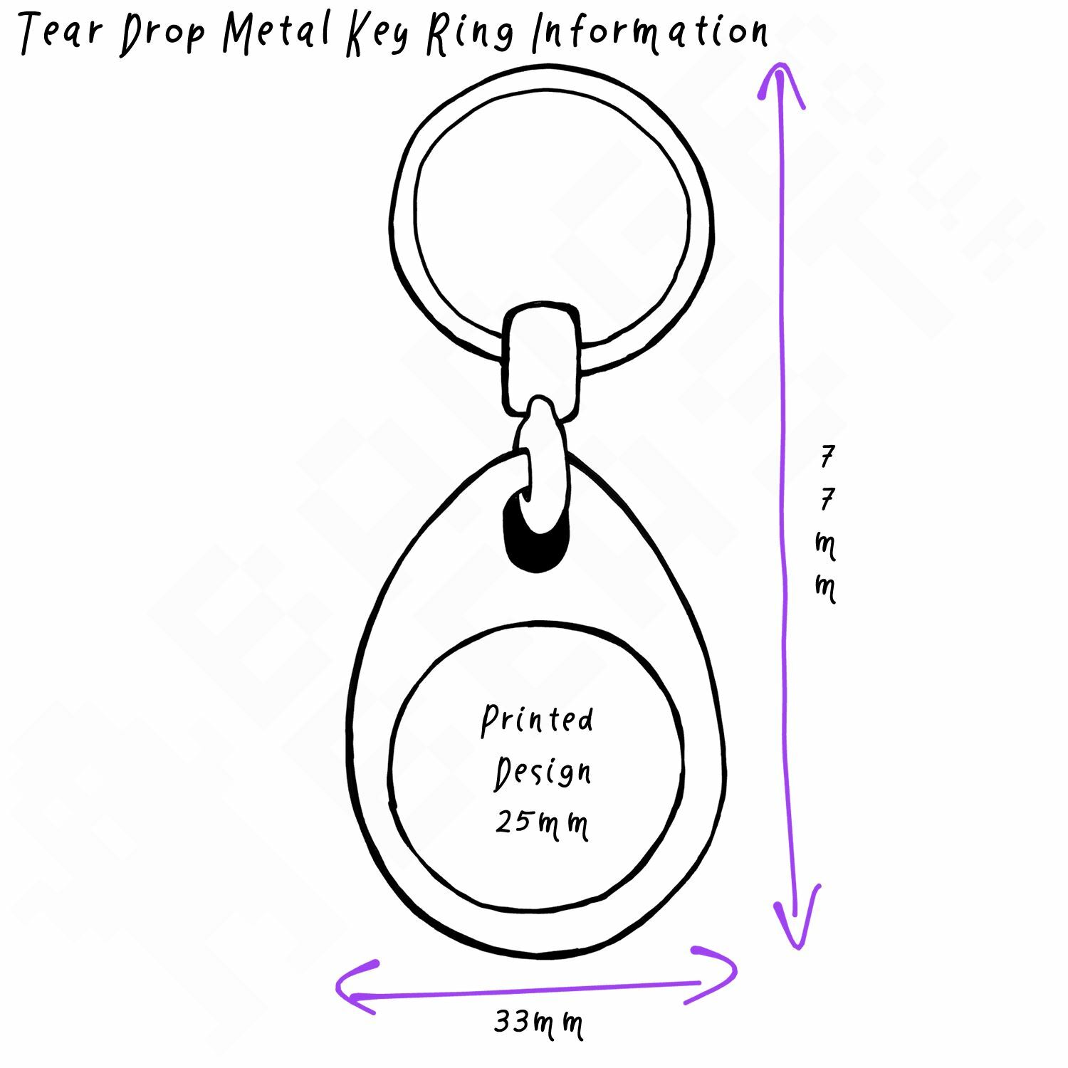 Poo I Love heart Tear Drop Metal Key Ring (43mm x 33mm) | eBay UK