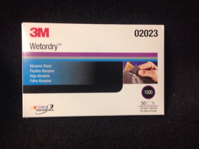 3M 02023 Imperial Wetordry 5 1/2 X 9 Inch Abrasive Paper Sheets 1500 ...