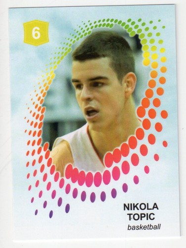 2022/23 NIKOLA TOPIC DECK OF CARDS DOC 6 YELLOW ROOKIE RC BASKETBALL ...