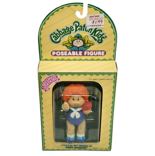 VINTAGE PANOSH PLACE CABBAGE PATCH KIDS POSEABLE FIGURE BOY RED HAIR ...