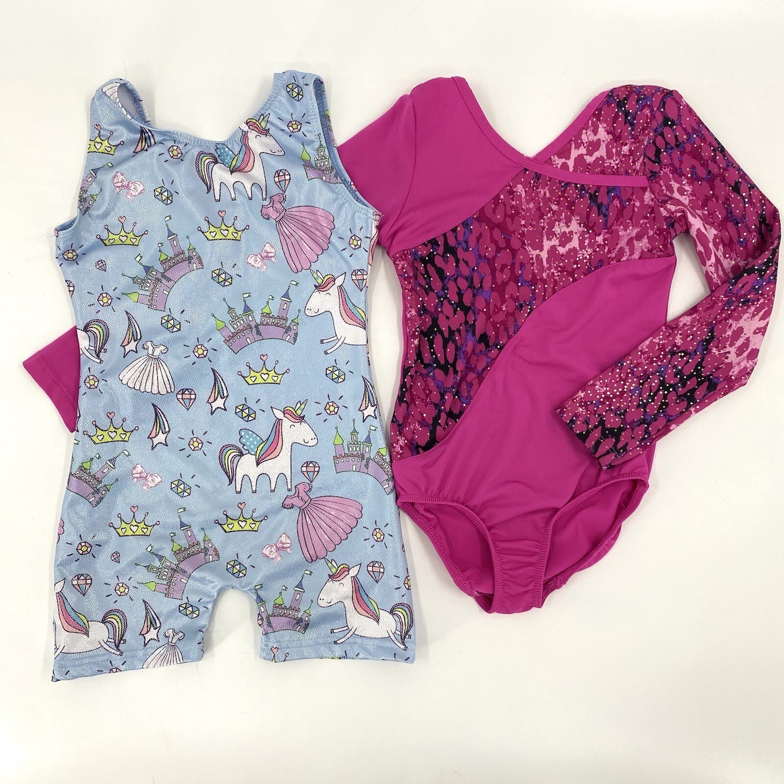 Danskin Gymnastics Dance Girls 4T Set of 2 Leotard Lo… - Gem