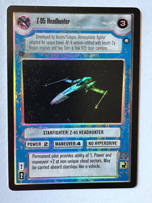 Decipher Star Wars CCG FOIL Lt. Play BB Reflections Z-95 HEADHUNTER | eBay