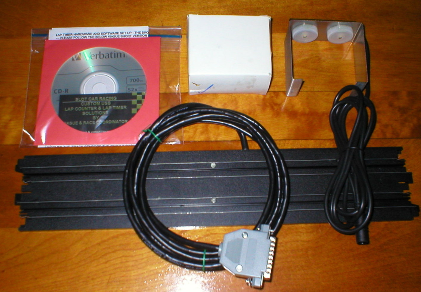 AFX 15" SLOT CAR TRACK LAP COUNTER TIMER 2 LANE HO P&P PRINTER PORT ...