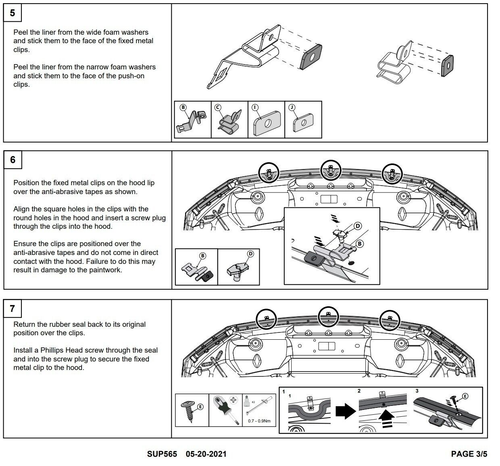 EGR Matte Black Hood Protector Bug Shield Deflector for 2023-2024 Ford ...