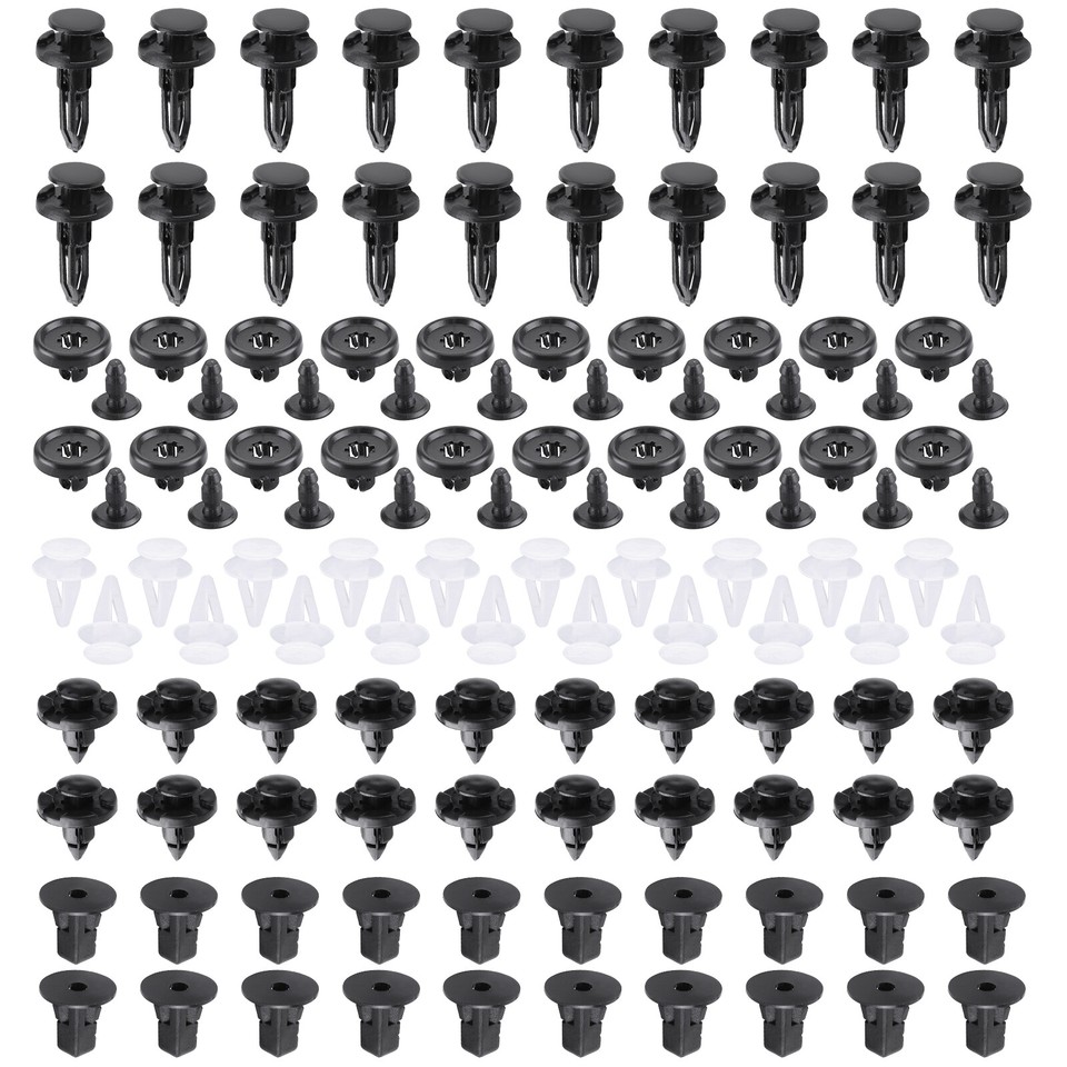 100x For TOYOTA LEXUS Trim Panel Clips Bumper Fender Push Pin Rivet 7 8 ...