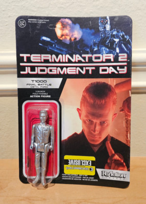 Super7 ReAction Terminator 2 T1000 Final Battle Metal Form UNPUNCHED ...