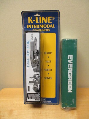 K-LINE INTERMODAL CONTAINERS NEW YORK W- TWIN TOWERS 1994 TOY FAIR LTD ...