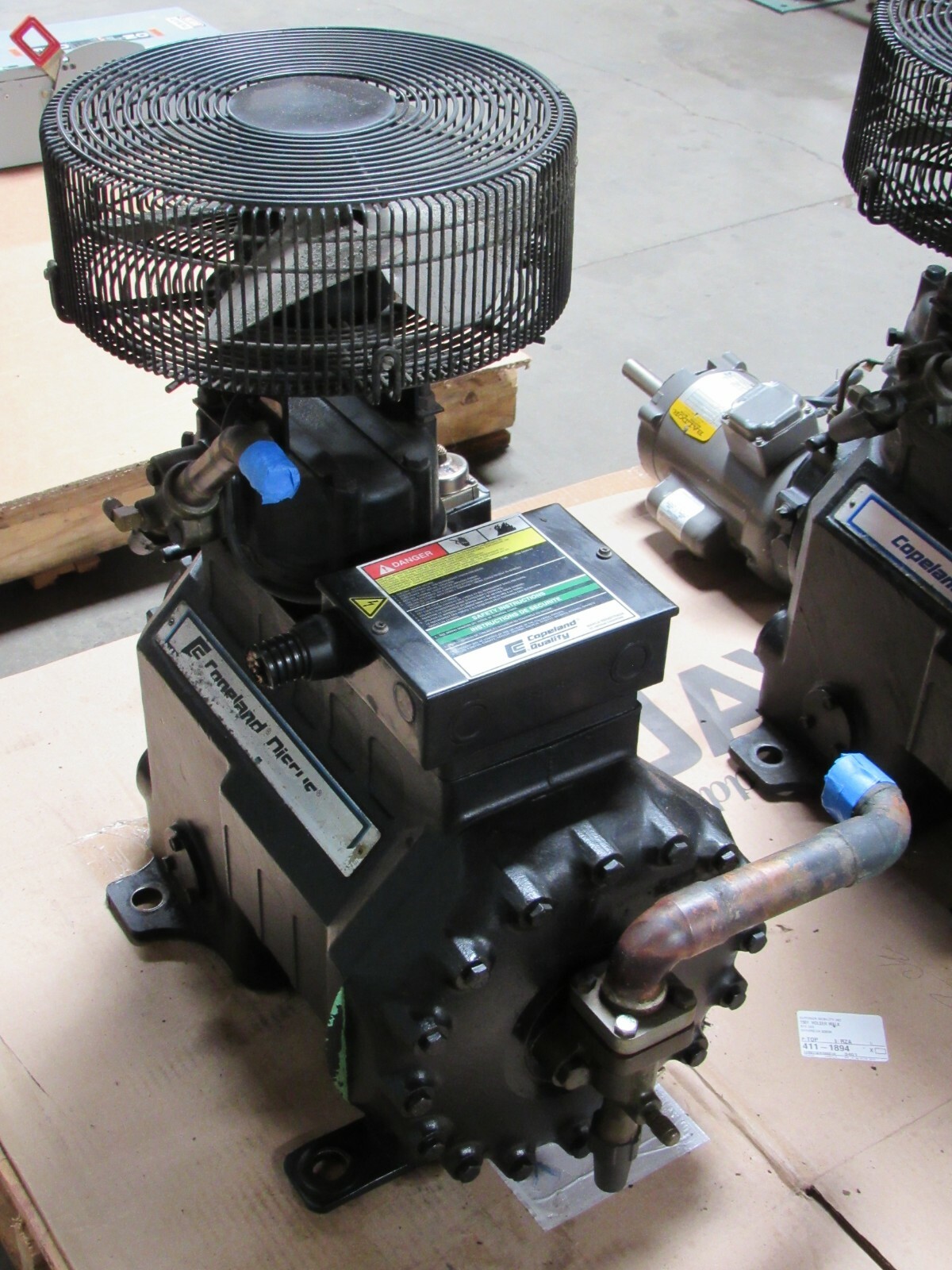 COPELAND DISCUS MOTOR 2DA3-060E-TFC-200 W/ FAN, FROM TENNY T40C-10 | eBay