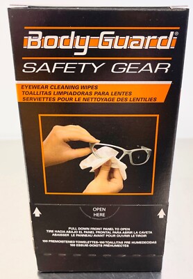 20 boxes Fastenal Body Guard Safety Gear Eyewear Cleaning Wipes 100/box ...